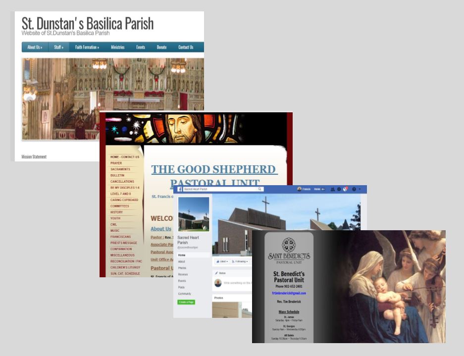Web Sites of Our Parishes and Pastoral Units | Diocese of Charlottetown