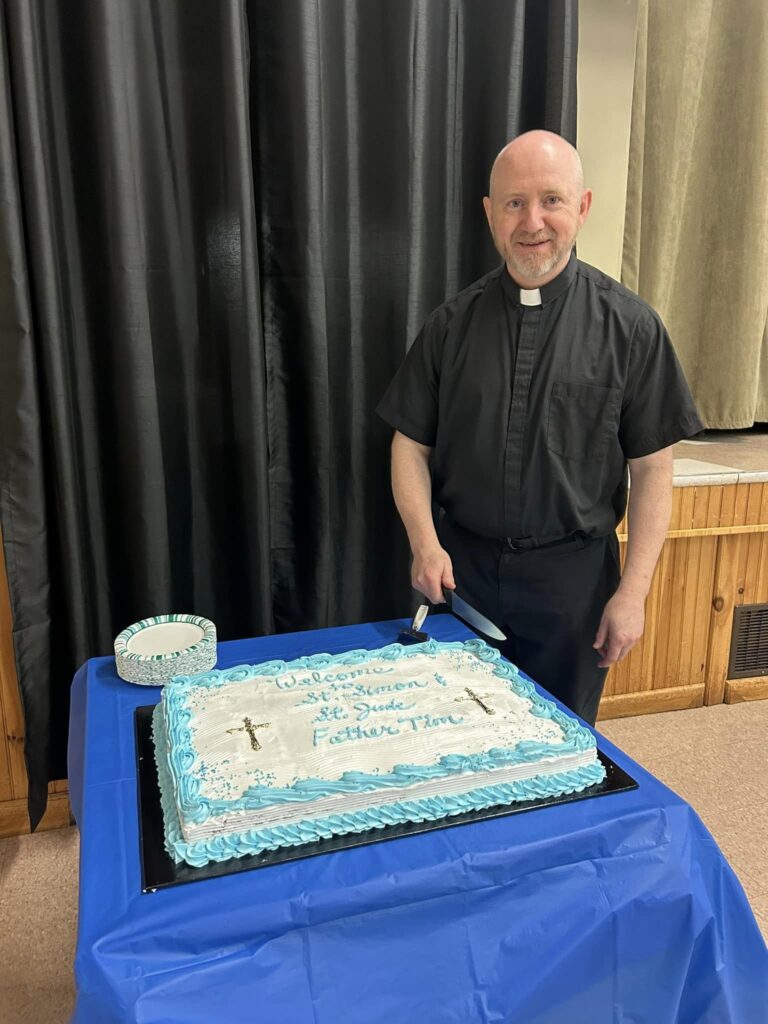 Fr. Tim Gets A Cake | Diocese of Charlottetown